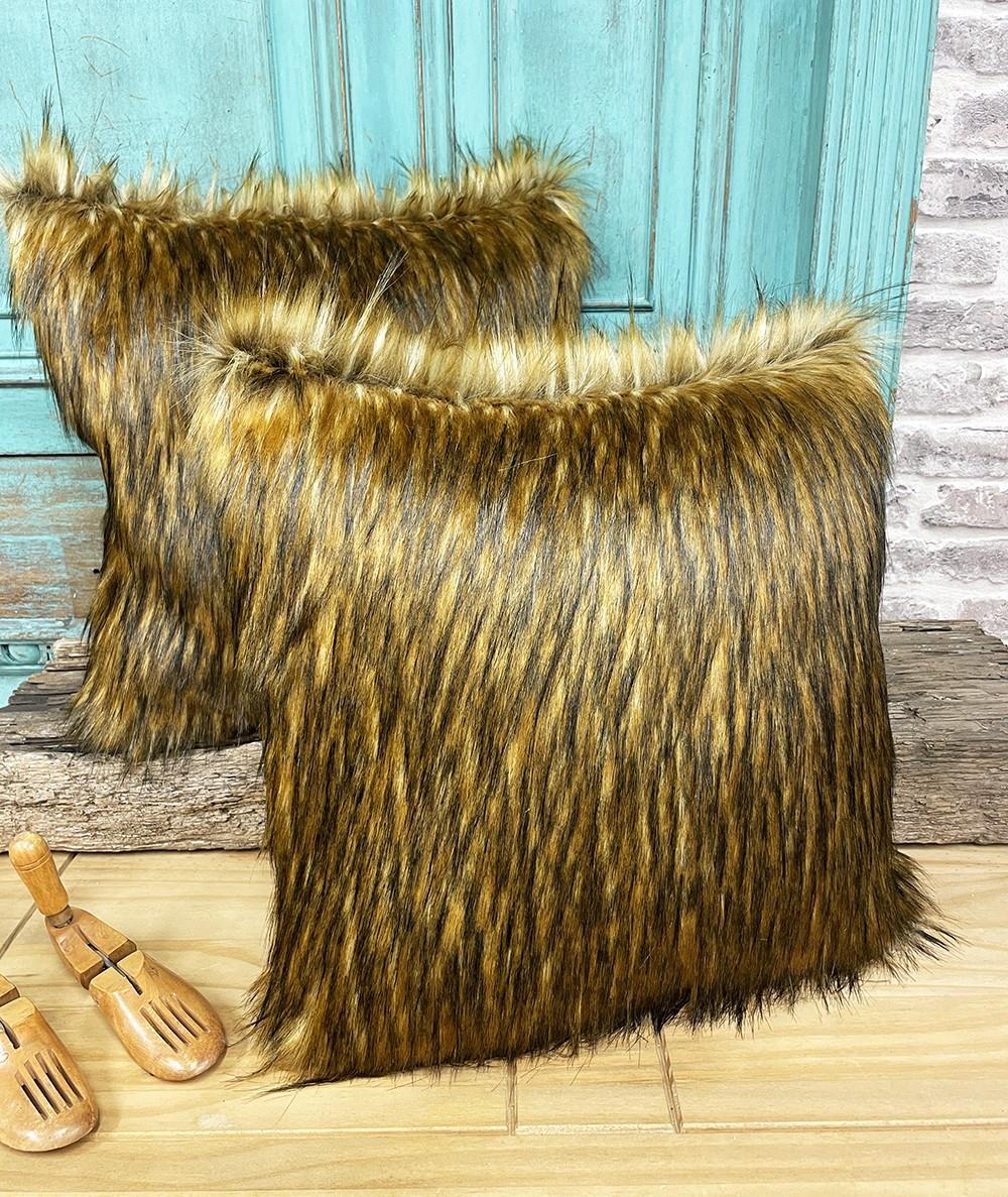 Red Panda Faux Fur Cushion |Panda Cushions and Pillows | Pillow Cover